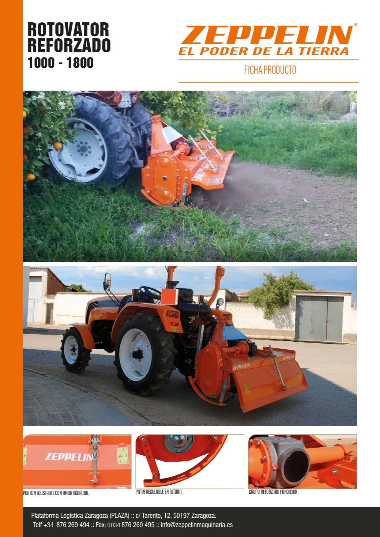 ROTOVATOR 1050mm REFORZADO | Soto